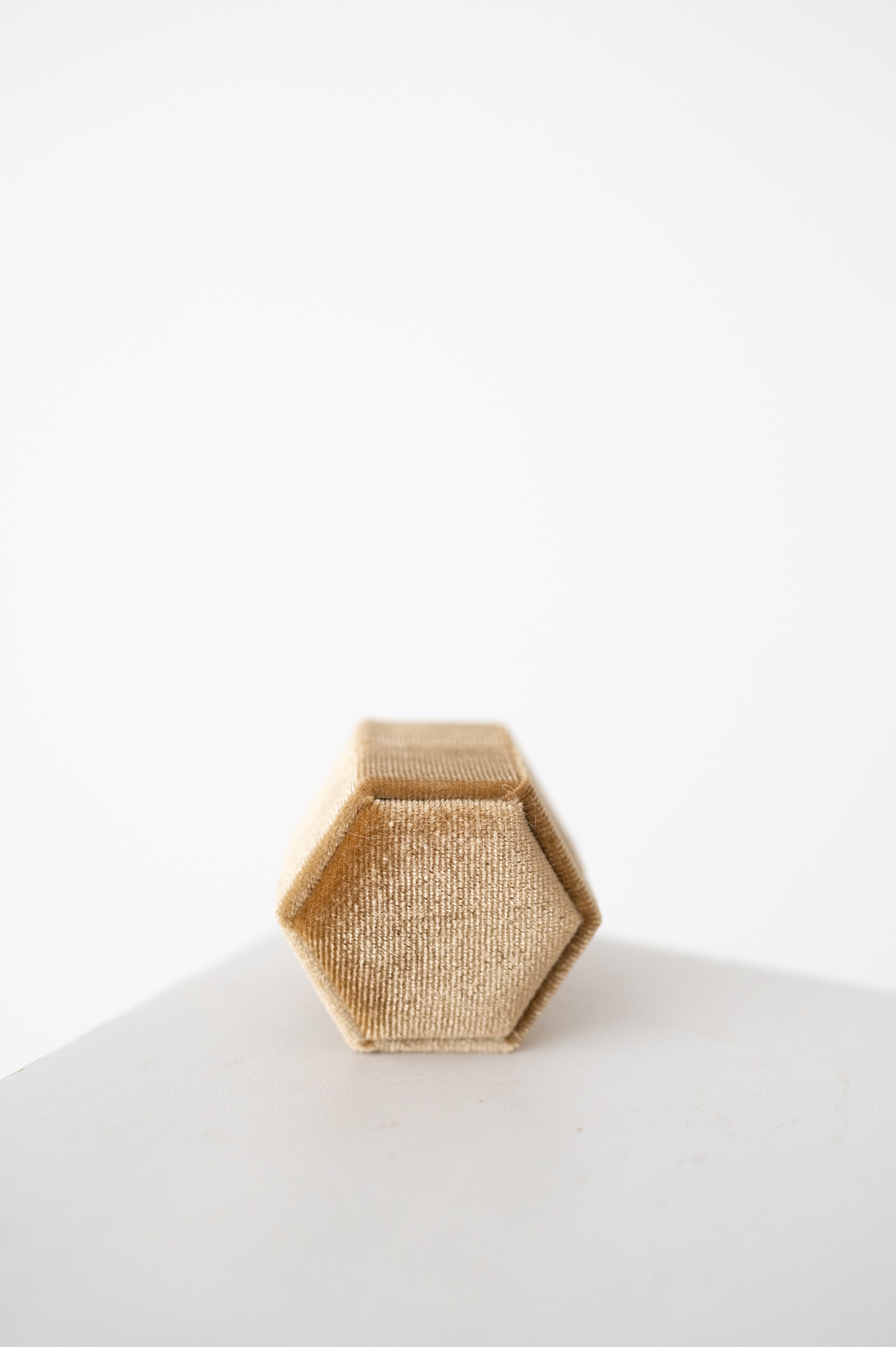 Coffee Velvet Ring Box | Wedding Accessories | Luna Rose London